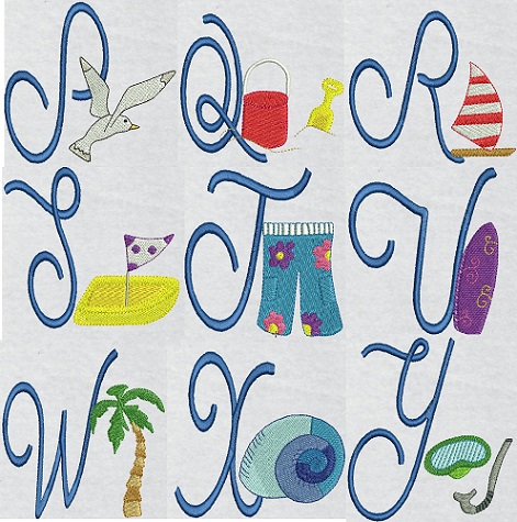 Alphabet-Beach I