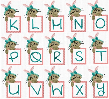 Alphabet Bunny