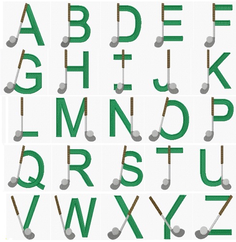 Alphabet Golfing