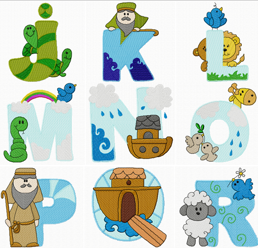Alphabet Noahs Ark
