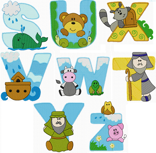 Alphabet Noahs Ark