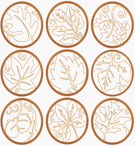 Autumn Leaf Coasters