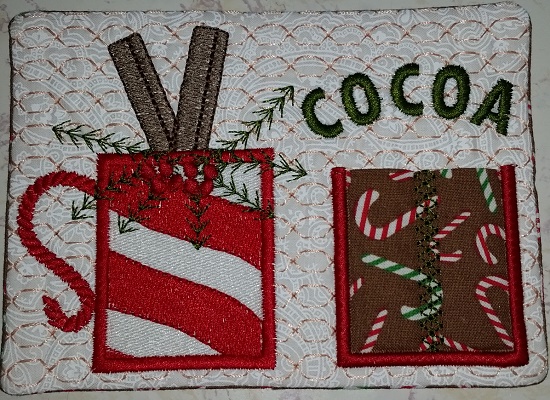 Hot Cocoa Mug Rug