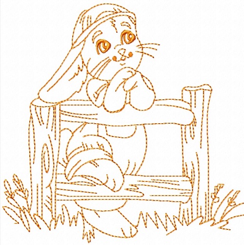 Country Easter Bunny