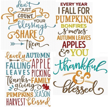 Fall Lettering IV