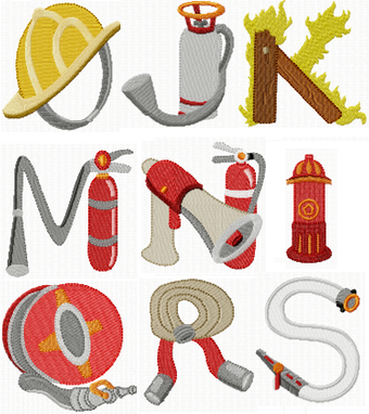Alphabet Fireman
