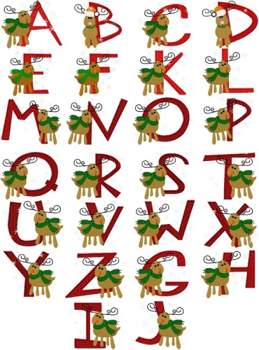 Reindeer Alphabet
