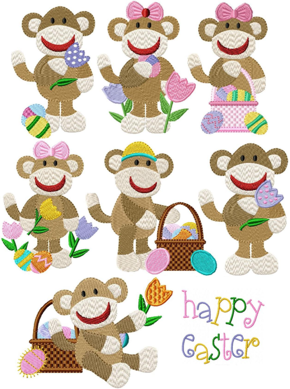 Sock Monkey Easter