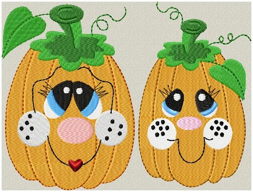 Silly Pumpkin Faces I
