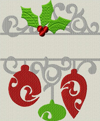 Christmas Split Flourishes