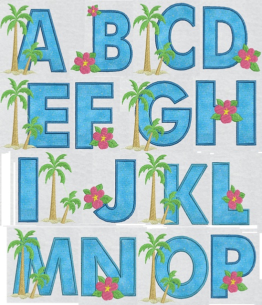 Alphabet Tropical