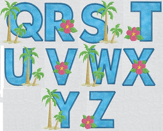 Alphabet Tropical